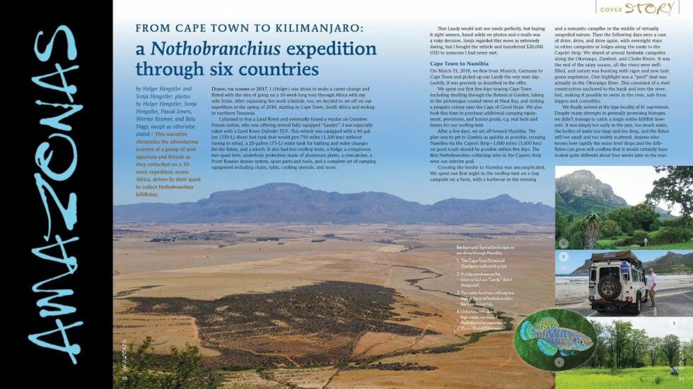 VIDEO Inside Look: AMAZONAS Magazine "FISHES OF AFRICA" - AMAZONAS Magazine